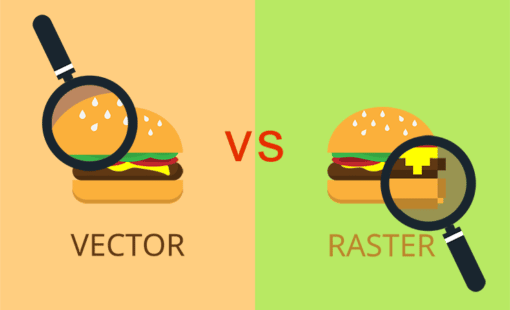The difference between vector and raster files | Silk Media Web